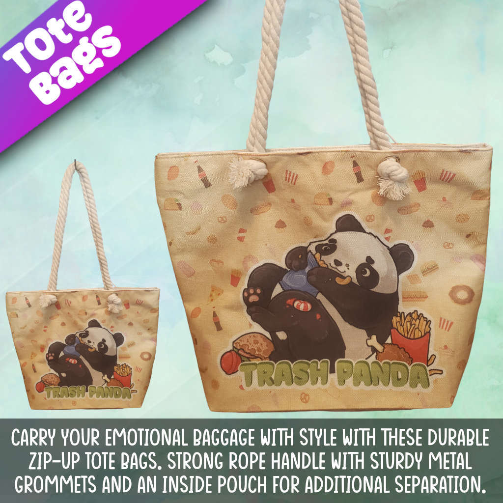 Trash Panda Tote Bag – Mega Kawaii Cuties